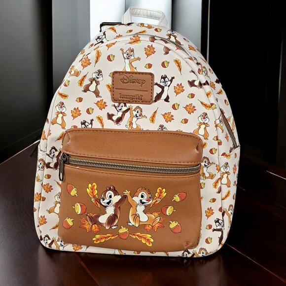 Loungefly | Bags | Disney Loungefly Chip N Dale Fall Mini Backpack ...